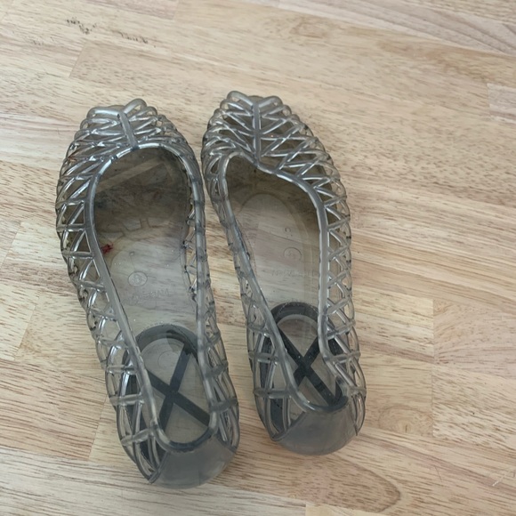 Shoes | See Through Gray Flats | Poshmark